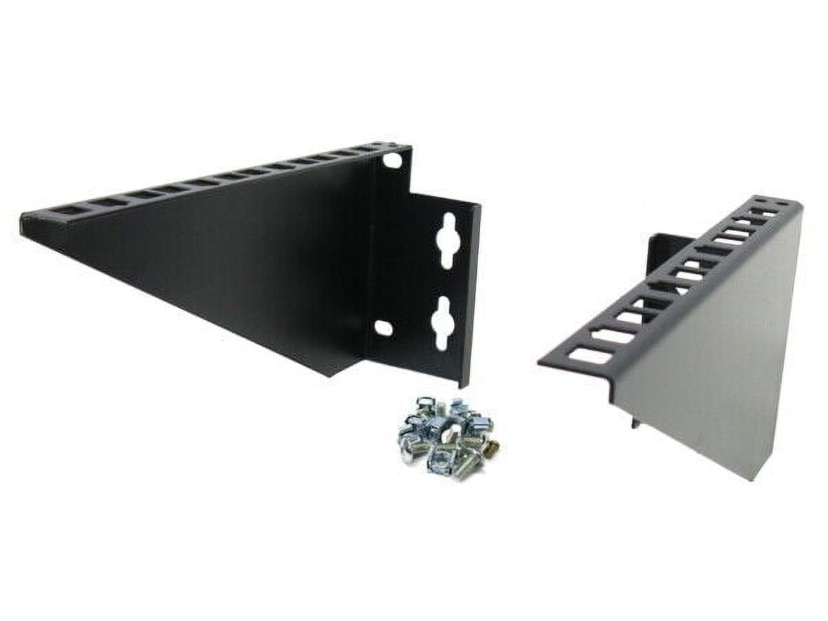CNAweb 4U 19" Network Rack Bracket for Wallmount Vertical Hang or Desk ...