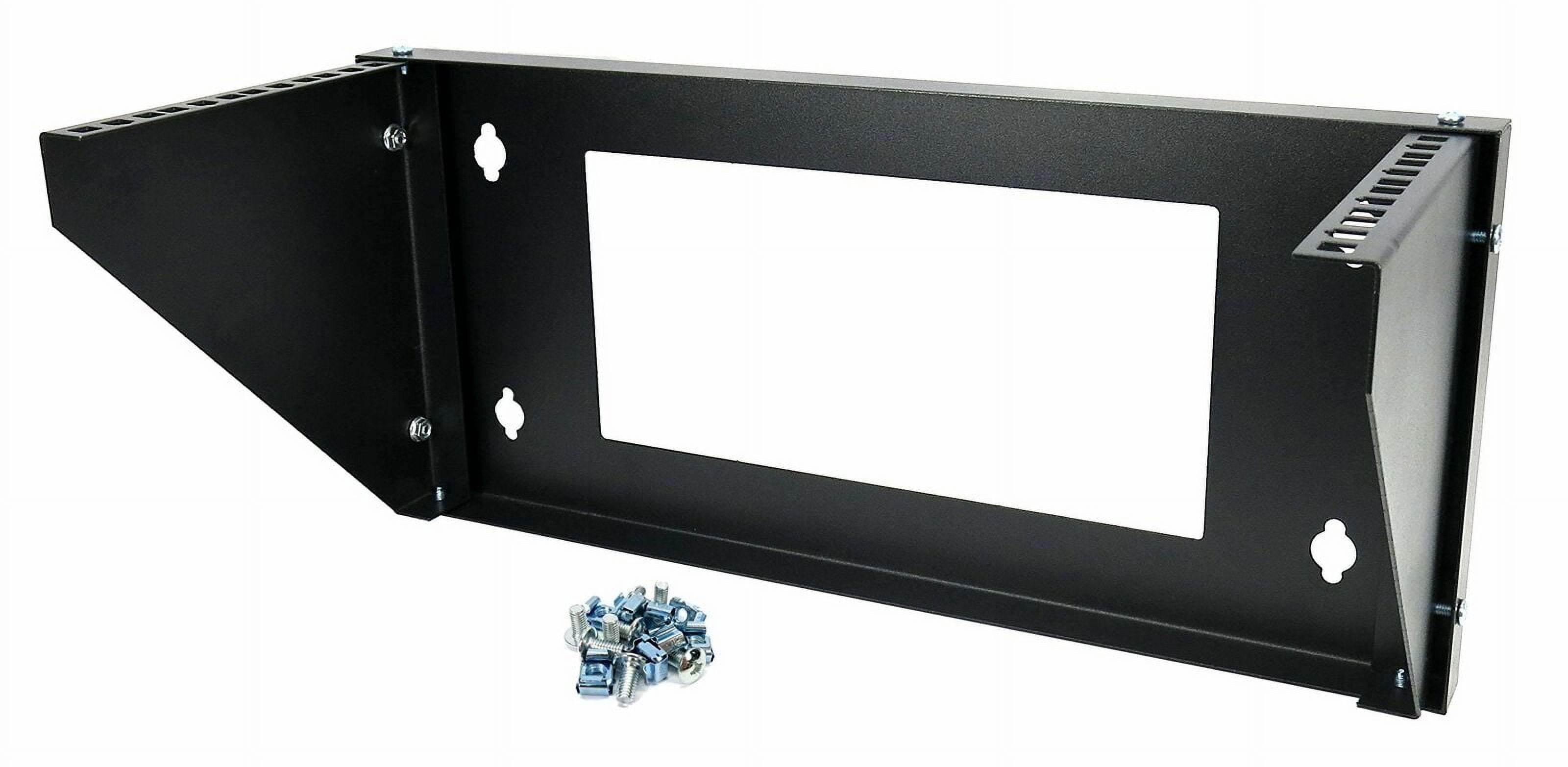 CNAweb 4U Folding 19-Inch Wall Mountable Vertical Network Rack and ...