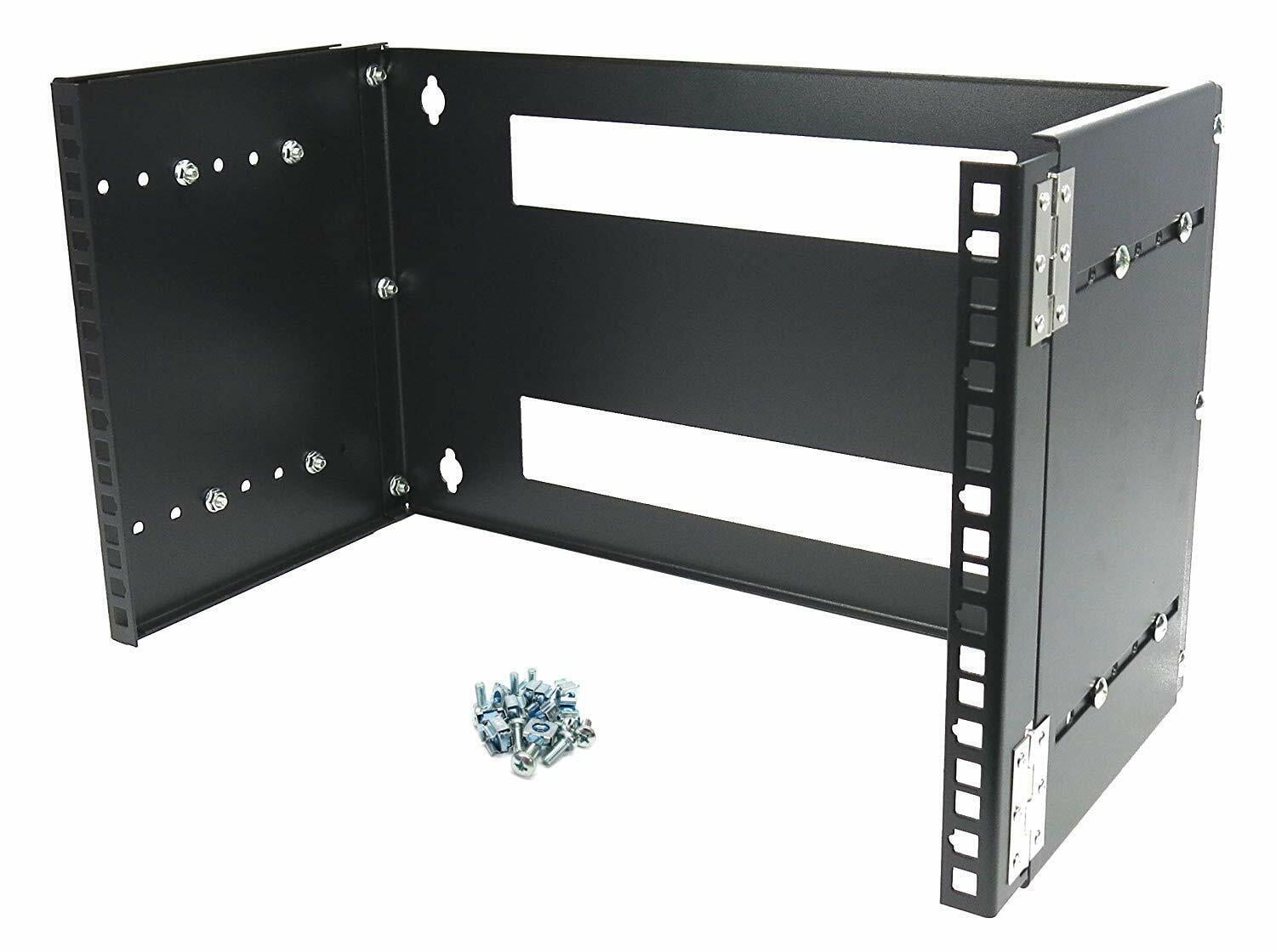 CNAweb 6U 19-Inch Hinged Extendable Wall Mount Bracket Network ...