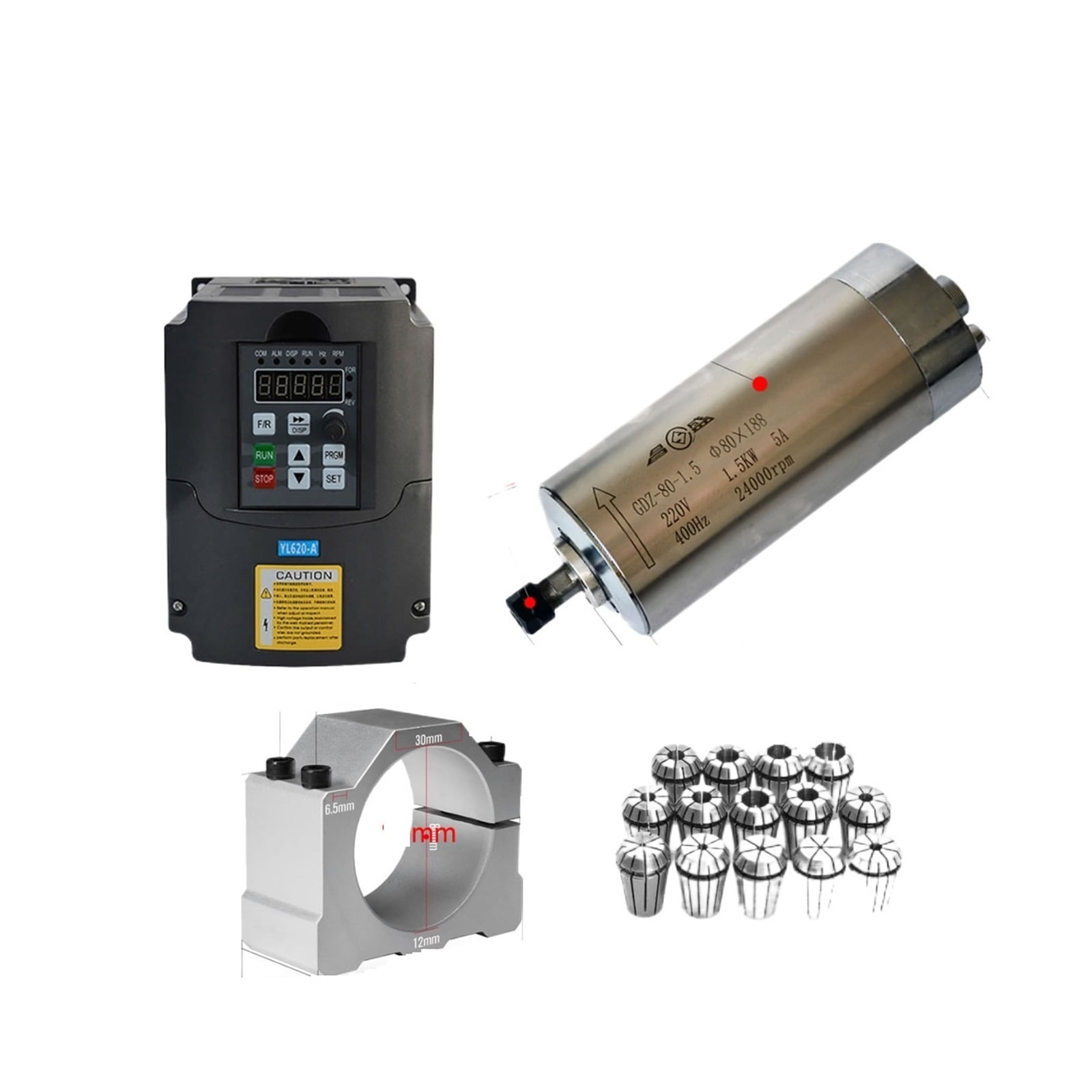 CNC 2.2KW 1.5KW Frequency Converter VFD Variable Frequency Driver ...