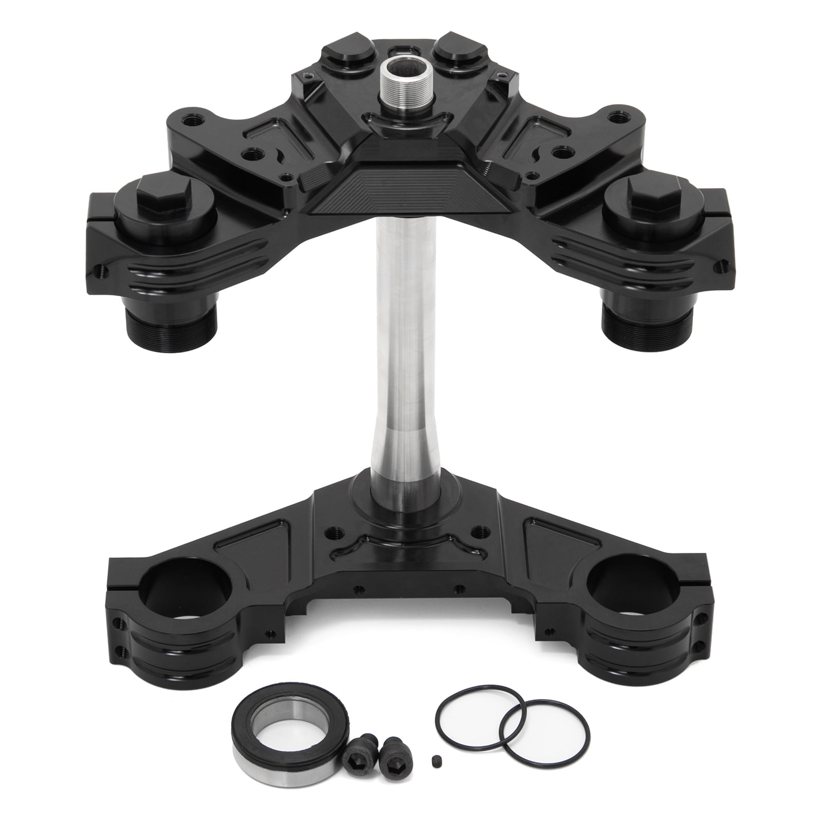 CNC 4 Degree Rake Steer Triple Tree Kit for Honda Goldwing 1800 GL1800 ...