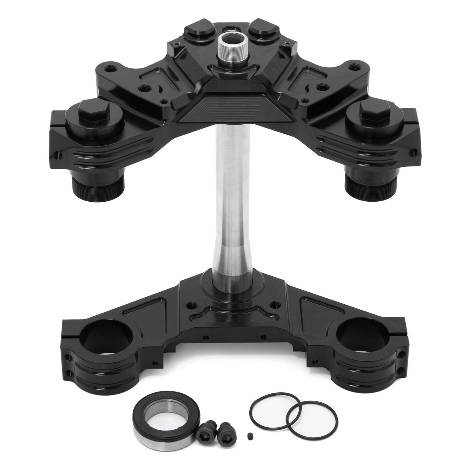 CNC 4 Degree Rake Steer Triple Tree Kit for Honda Goldwing 1800 GL1800 ...