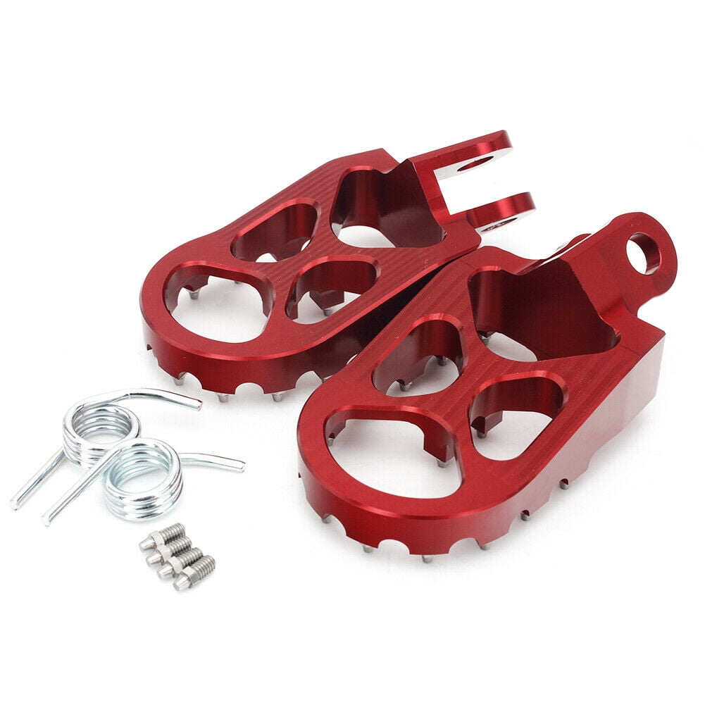 CNC Aluminum Footpegs Foot Pegs for Suzuki RM125 RM250 RMX250 S R DRZ ...