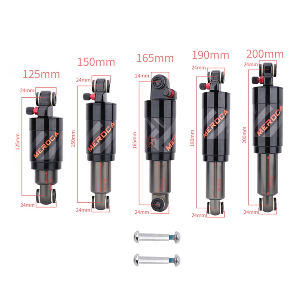 CNC Bicycle Air Rear Shock Absorber 125/150/165/190/200mm Suspension ...