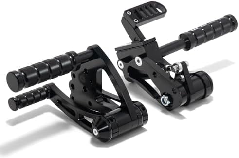 CNC Billet 5/8" Bore Forward Controls Footpegs for Harley Softail 1984 ...