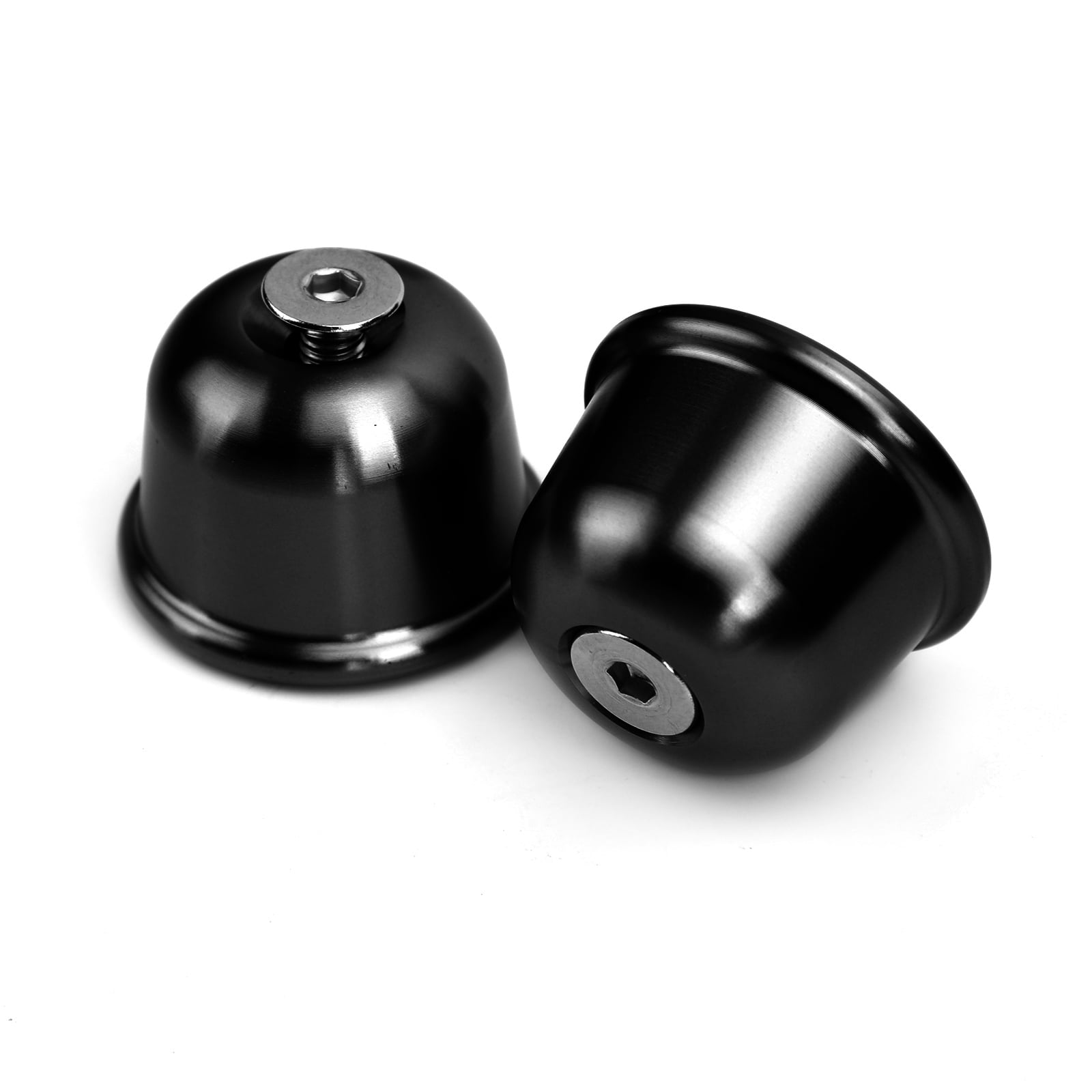 CNC Black Bar End Caps for Triumph Bonneville Street Twin T100 T120 ...