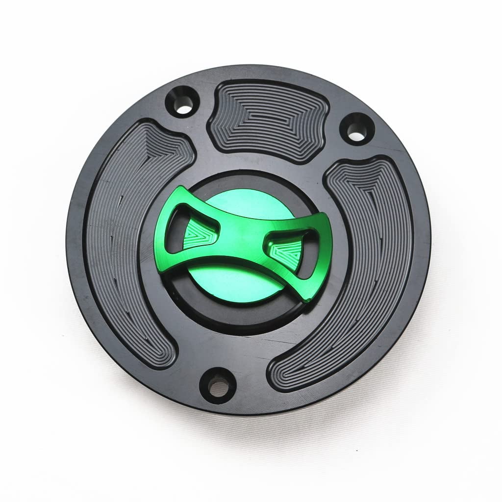 CNC Bow-tie Gas Fuel Tank Cap Cover For Kawasaki ZX 10R 6R 14R Z1000 ...