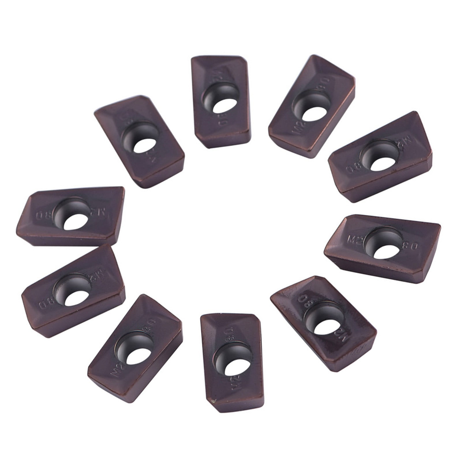 CNC Carbide Blade Inserts , Precision Lathe Tool For 45, 201 304 Steel ...