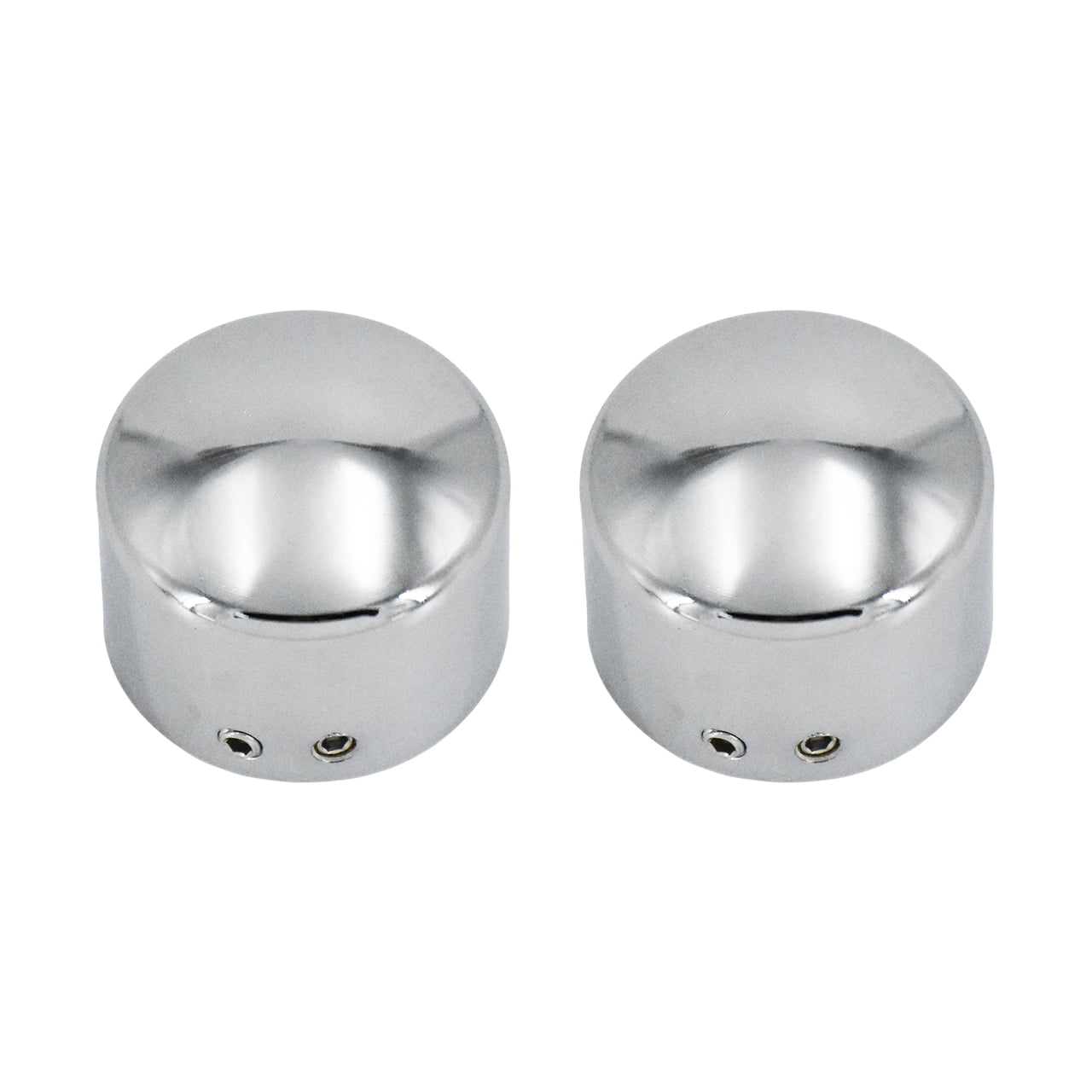 CNC Chrome Front Axle Cap Nut Covers For Harley Softail Dyna Road ...