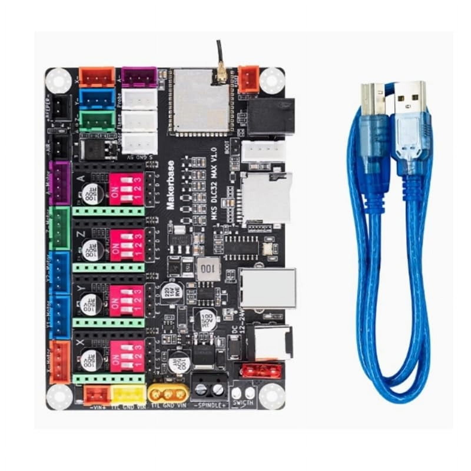 Cnc Controller 4 Mks Dlc32 Max Expansion Card Grbl 32 Bit Esp32 Shield