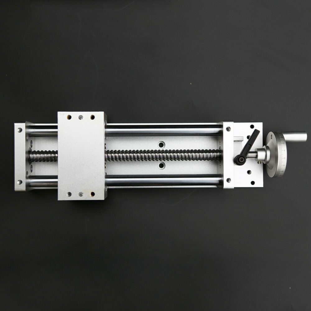 CNC Linear Actuator Sliding Table Manual Cross Ball Screw Linear Stage 200mm - Walmart.com