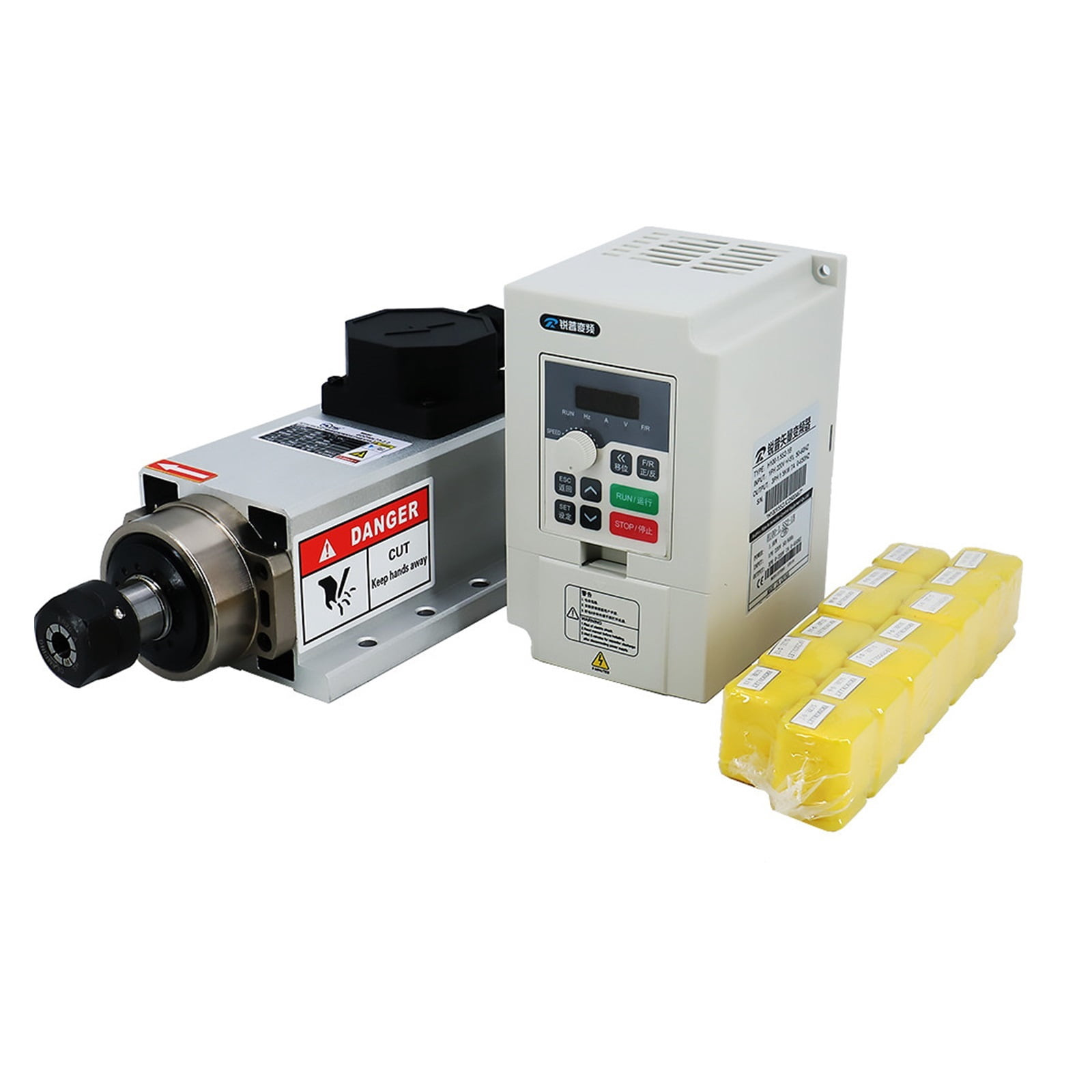 CNC Machine Tool Spindle 2200w 2.2kw 24000RPM ER20 Air Cooling Spindle ...