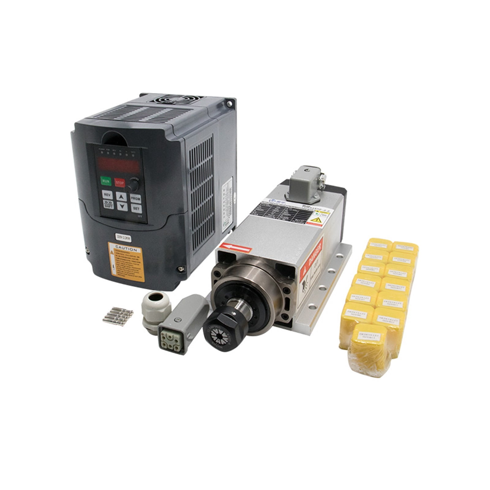 CNC Machine Tool Spindle CE 2200w 2.2kw 24000RPM ER20 Air Cooling ...