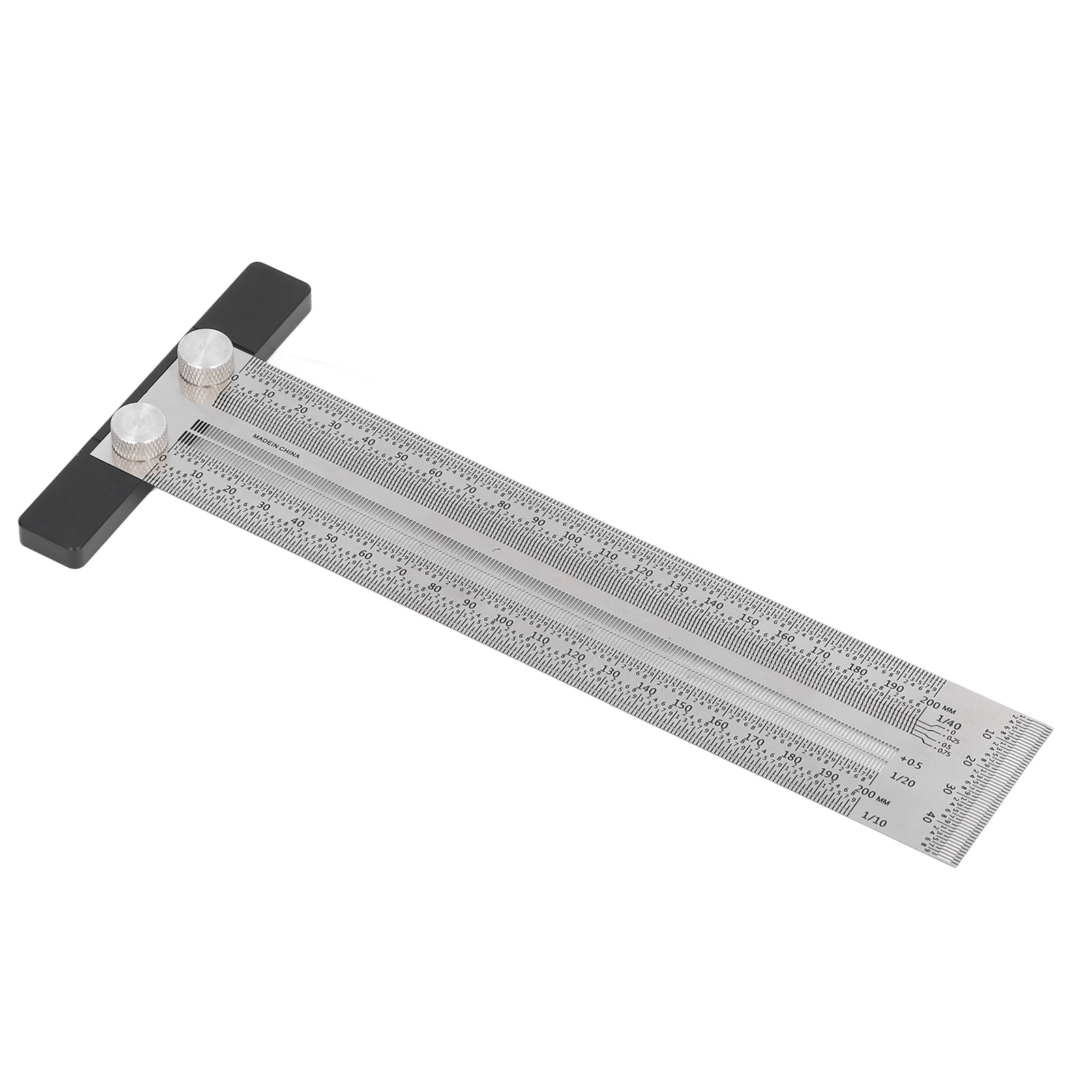 CNC Machined Carpenter T Ruler, Clear Scale For Accurate Wood Scribing ...