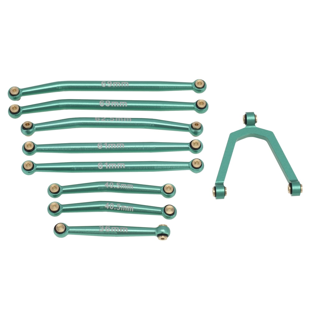 CNC Metal High Clearance Chassis Links Set for 1/24 RC Crawler Car ...