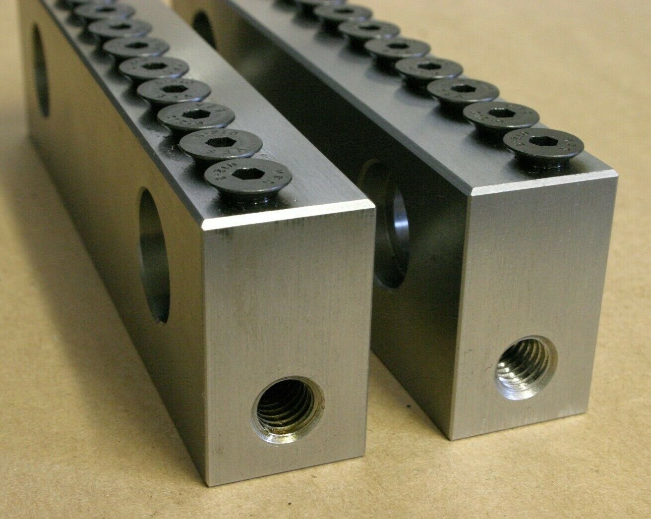 CNC Mill Dovetail Vise Jaws - For Kurt / Chick 6” with 0.11” High 45 ...