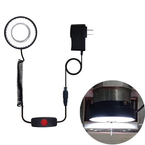 CNC Milling Machine Spindle Ring Light, 55mm Magnetic Brightness ...