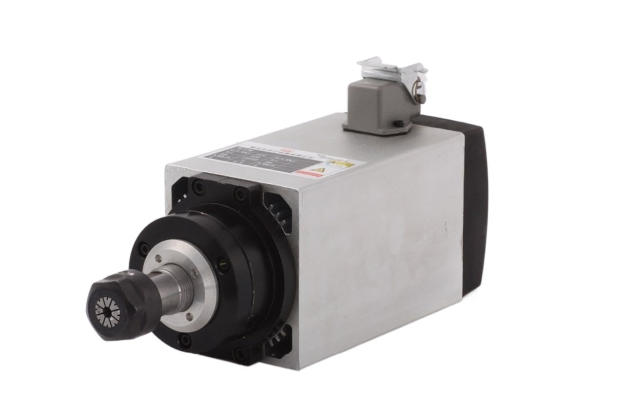 CNC Milling Spindle Motor Air Cooled Spindle 3KW 4 Bearings& 3.0kw VFD ...