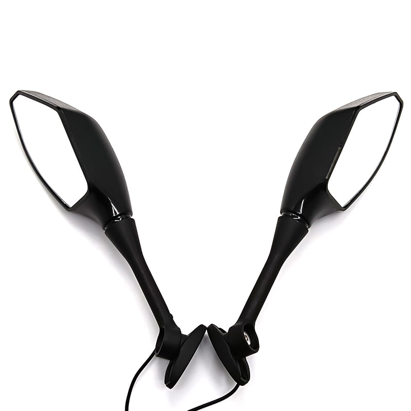 CNC Motorcycle Integrated Turn Signal Mirrors Rearview Mirror With Led ...