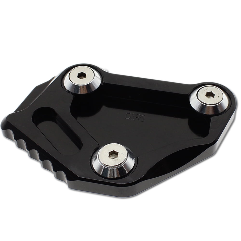 CNC Motorcycle Side Stand Plate Kickstand Extension Pad Compatible with ...