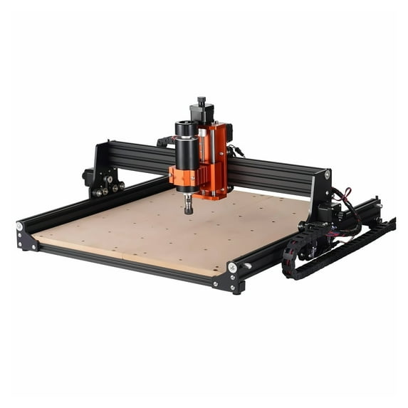 CNC Router Machine 300W 3-Axis GRBL Engraver, 400x400x75mm Wood Acrylic ...