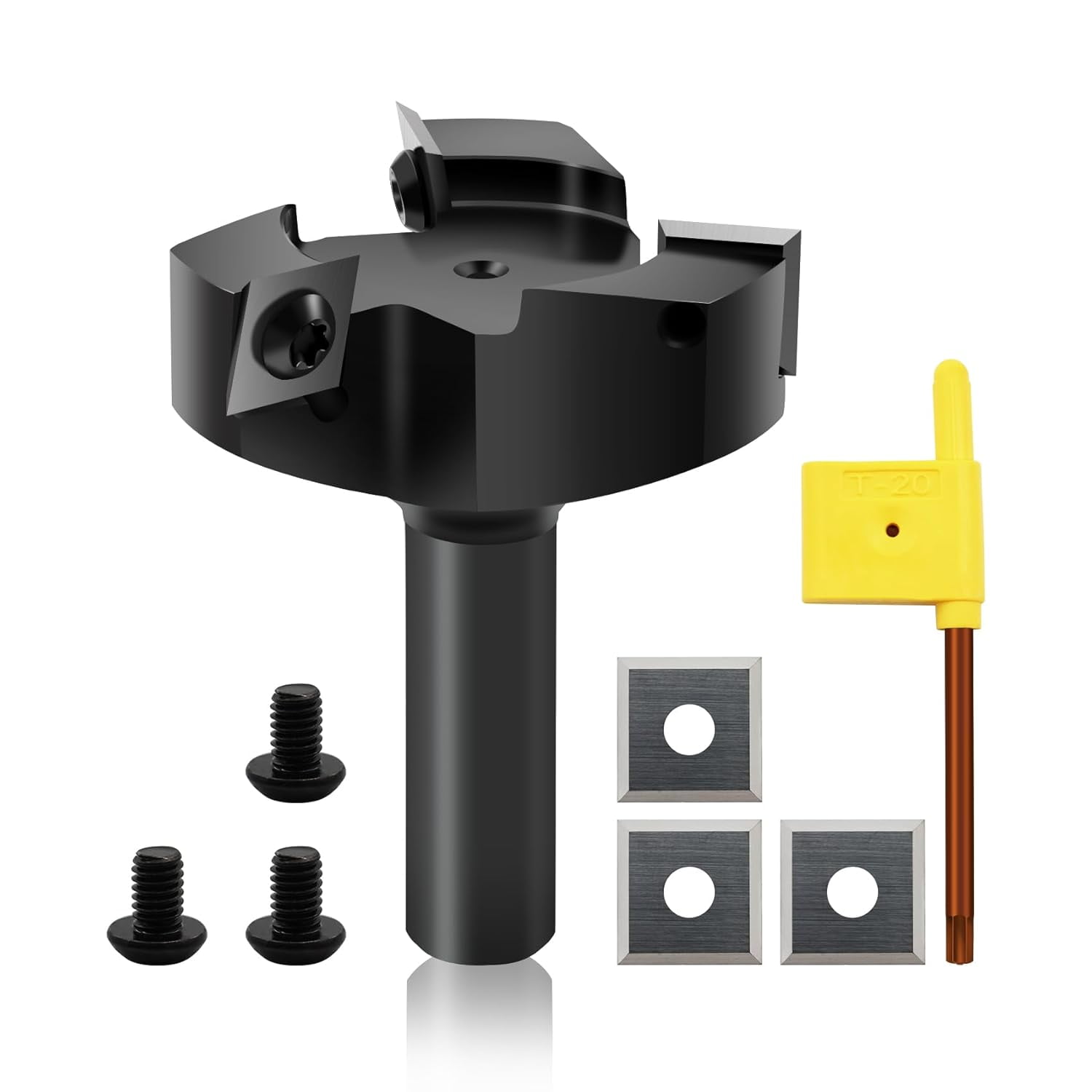 CNC Spoilboard Surfacing Router Bit, 1/2 Inch Shank 2-Inch Cutting ...