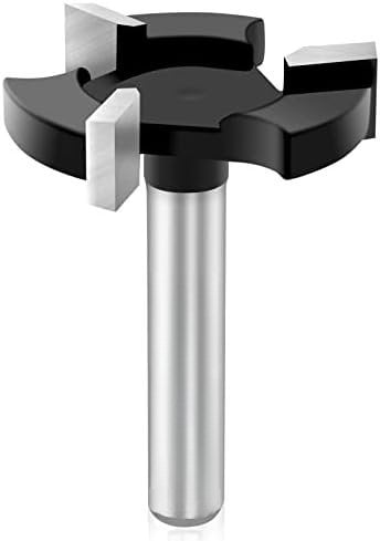 CNC Spoilboard Surfacing Router Bit 1/4 inch Shank, 1-1/4 inch Diameter ...