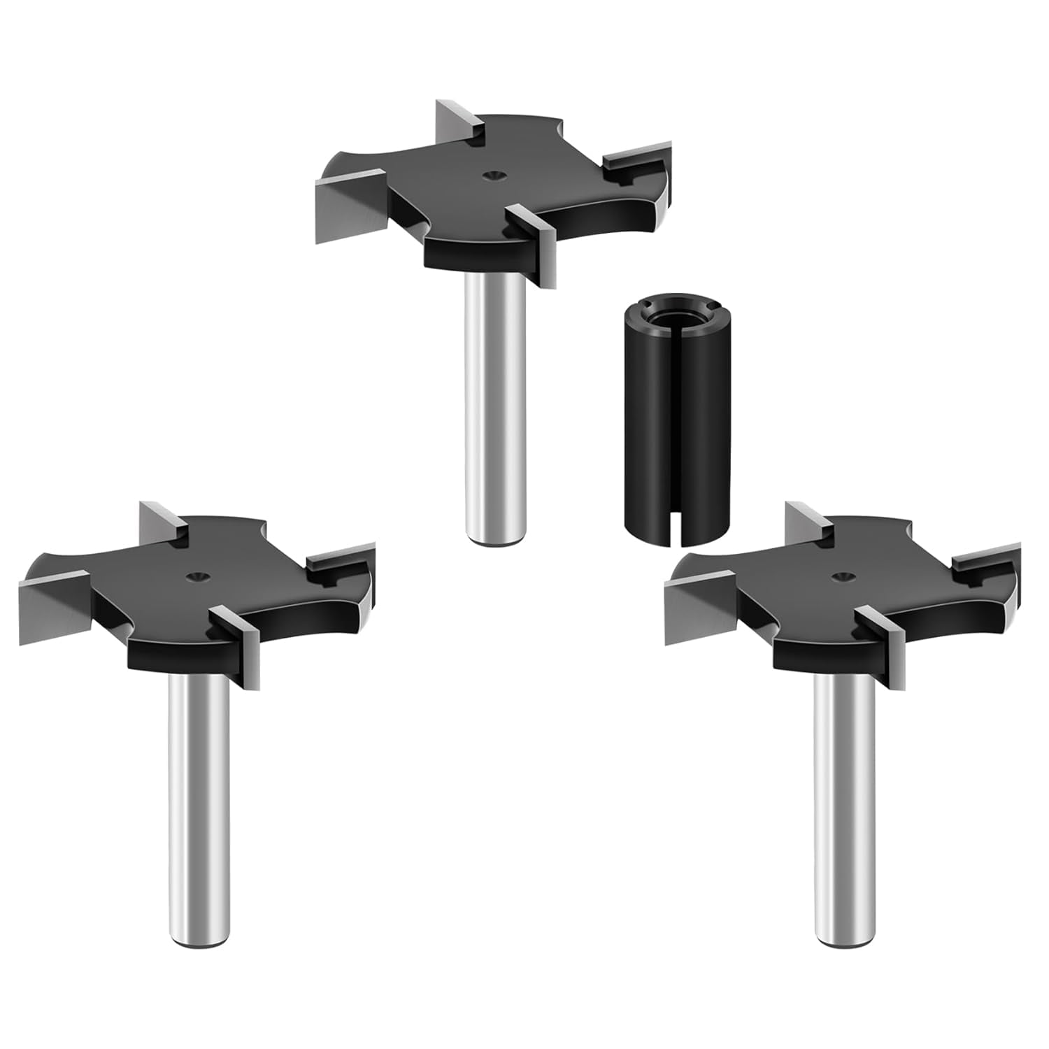 CNC Spoilboard Surfacing Router Bits, 1/4-Inch Shank 1-1/2-Inch Cutting ...