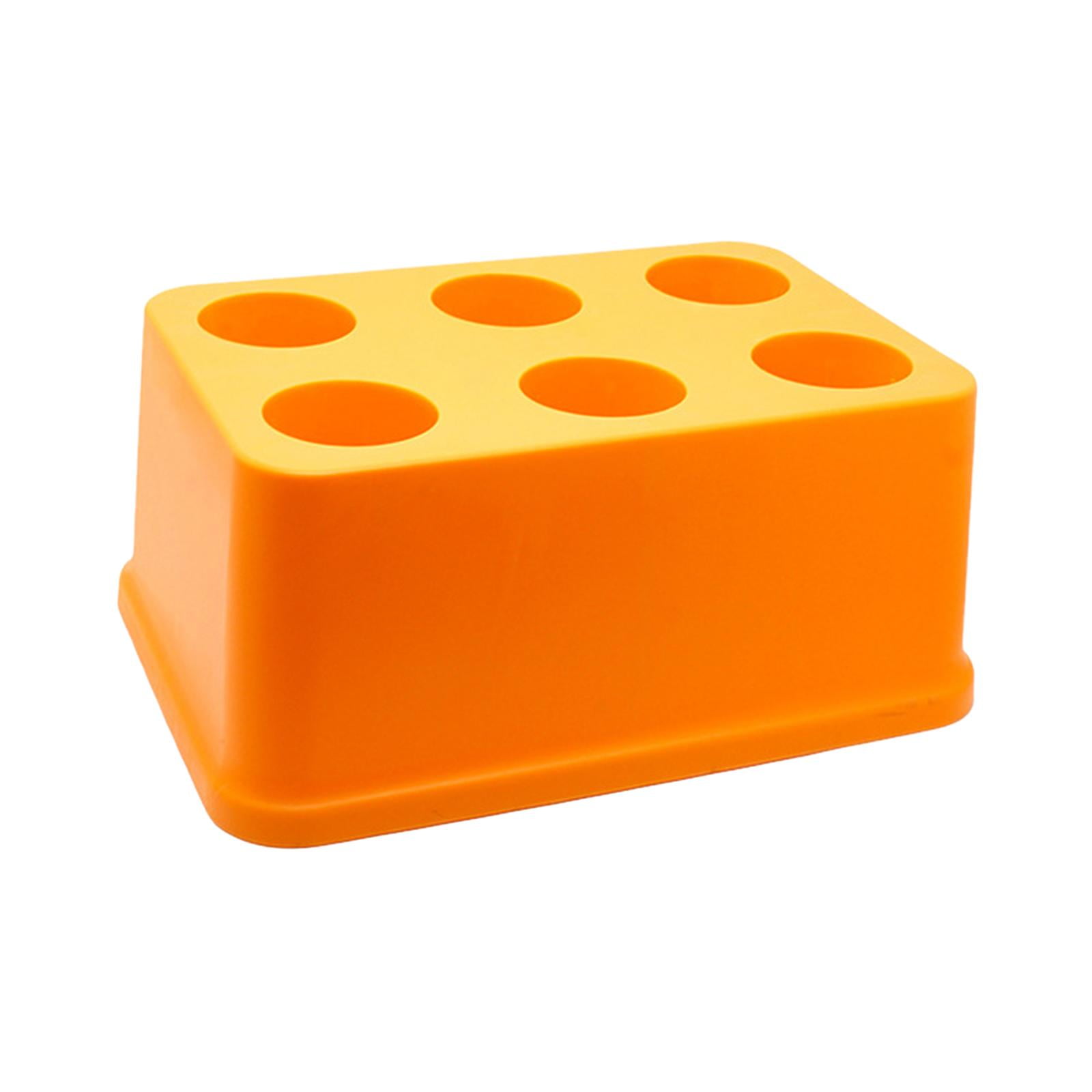 Cnc Tool Holder Storage Box Cnc Parts Drilling Bit Holder Case Storage Holder For Yellow