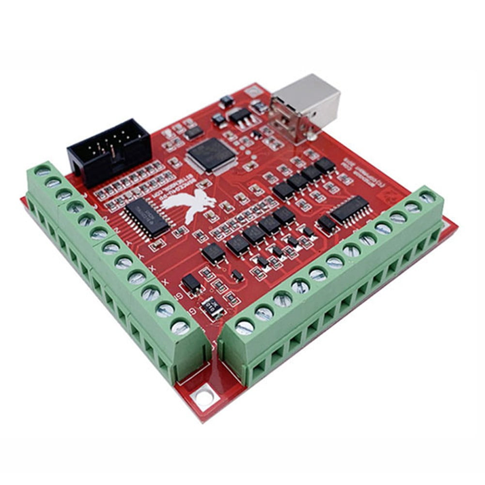 CNC USB MACH3 100Khz Breakout Board 4 Axis Interface Driver Motion Controller - Walmart.com