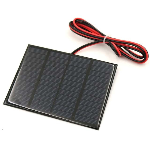 CNC115X85-12 - SOLAR PANEL 12V 125MA 3.25X4.5IN WITH WIRES - Walmart.com