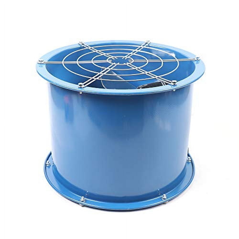 CNCEST 16 Inch Inline Duct Fan, Axial Exhaust Fan, Blue, 550W, 1420 RPM ...