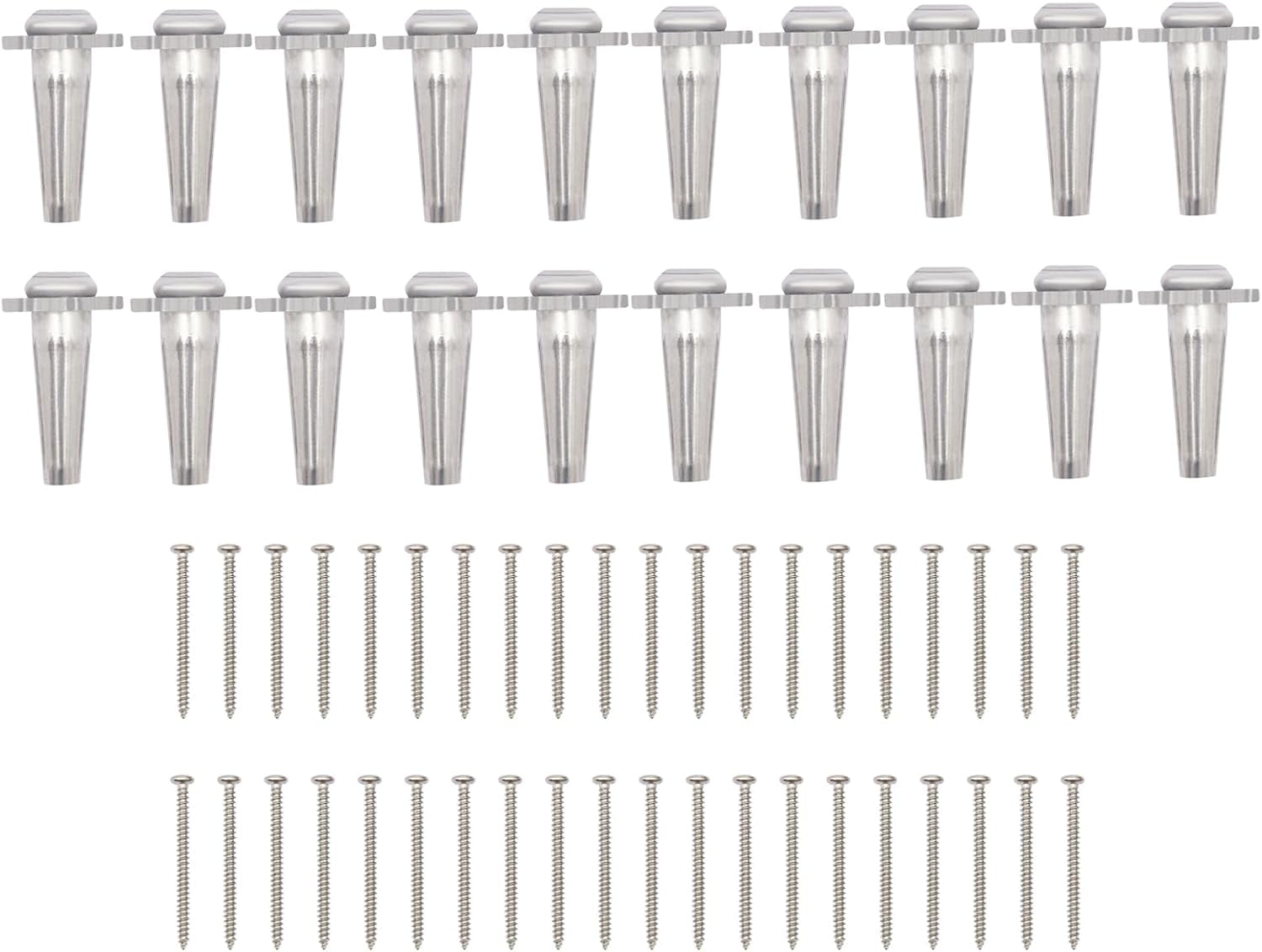 CNCEST 20 Pieces Wire Vises,One Way Vise Grape Trellis Coated Wire ...