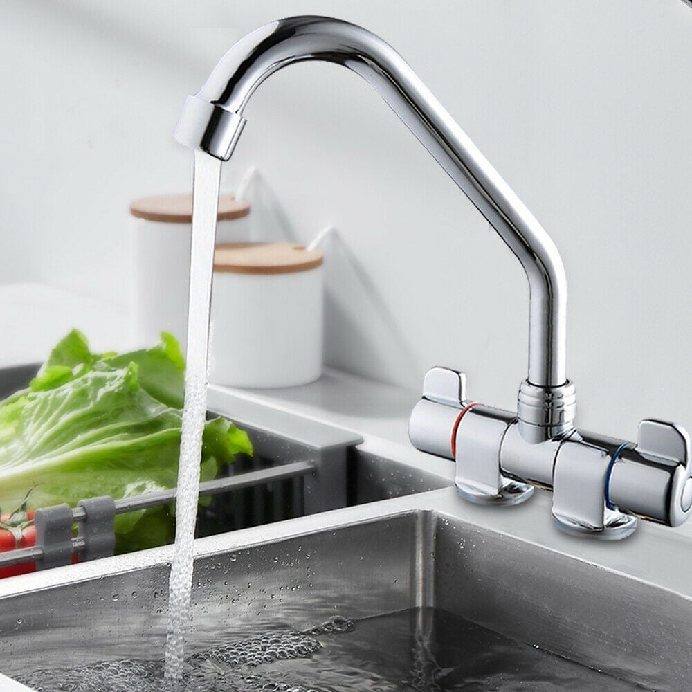 CNCEST 360° Rotation Folding Faucet Kitchen Hot/Cold Water Tap For ...