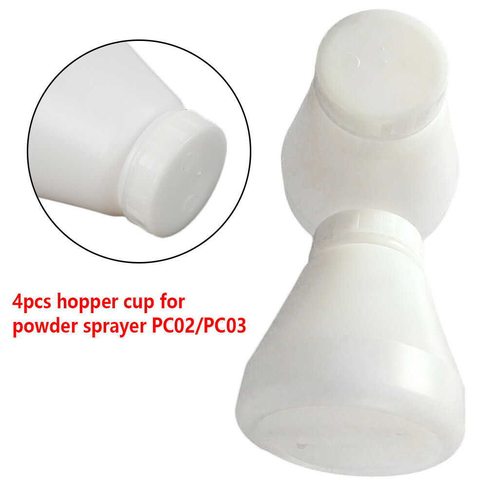 CNCEST 4PCS/SET hopper cup Bottle for powder coating system PC02 PC03 ...