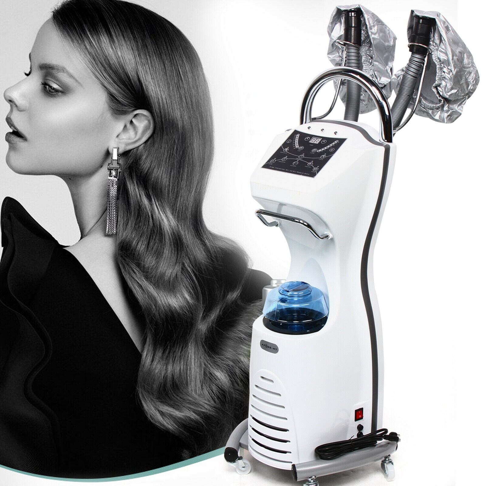 CNCEST 7-in-1 Automatic Salon Smart Hair Spa Steamer Professional Perm ...