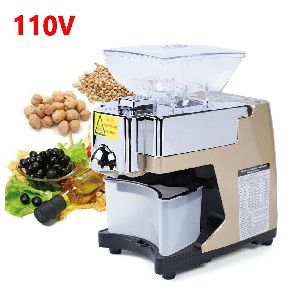 CNCEST Automatic Oil Press Nuts Seeds Oil Extractor Stainless Steel ...