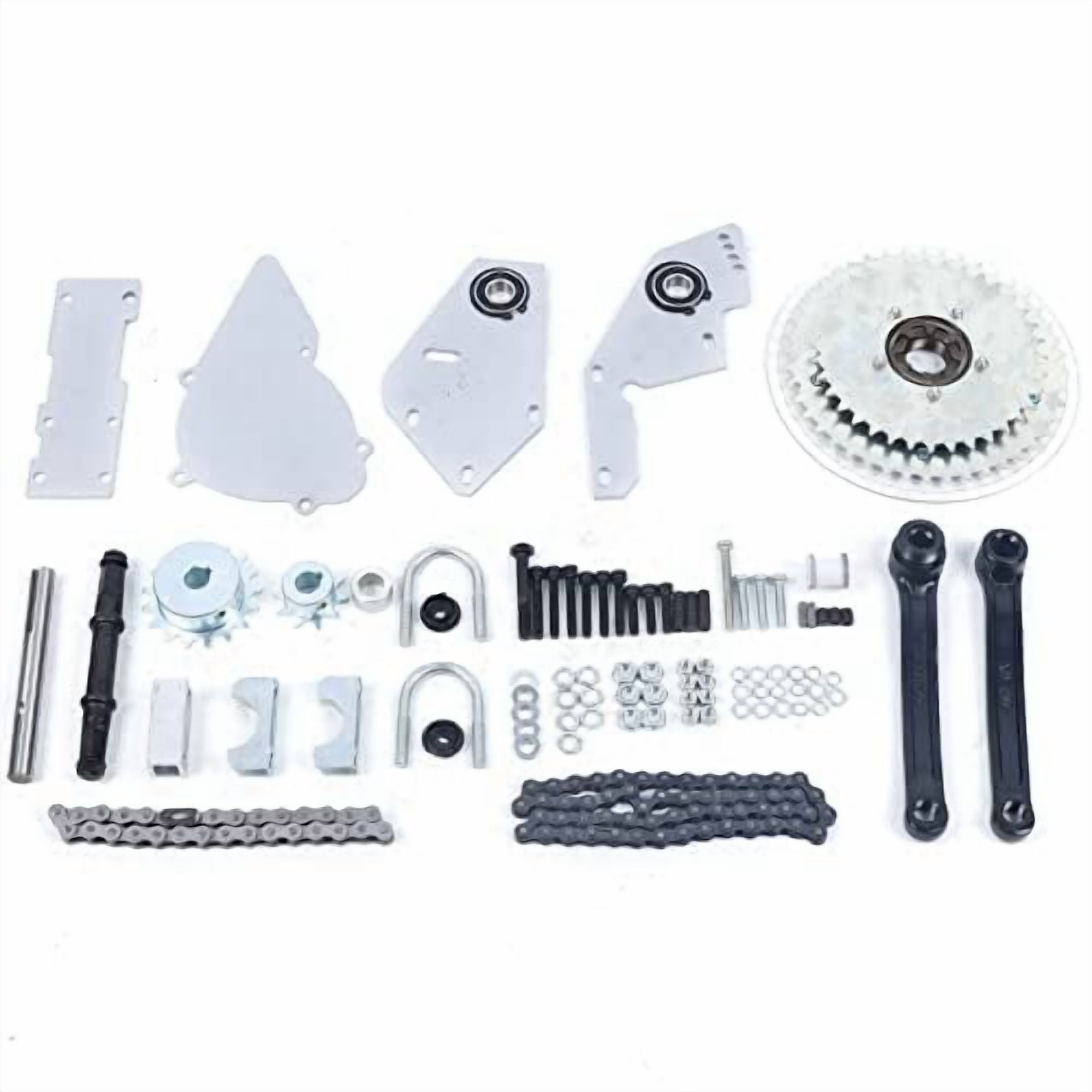 CNCEST Bike Jackshaft Kit, 2-Stroke Engine Kit, Metal Jack Shaft Kit ...