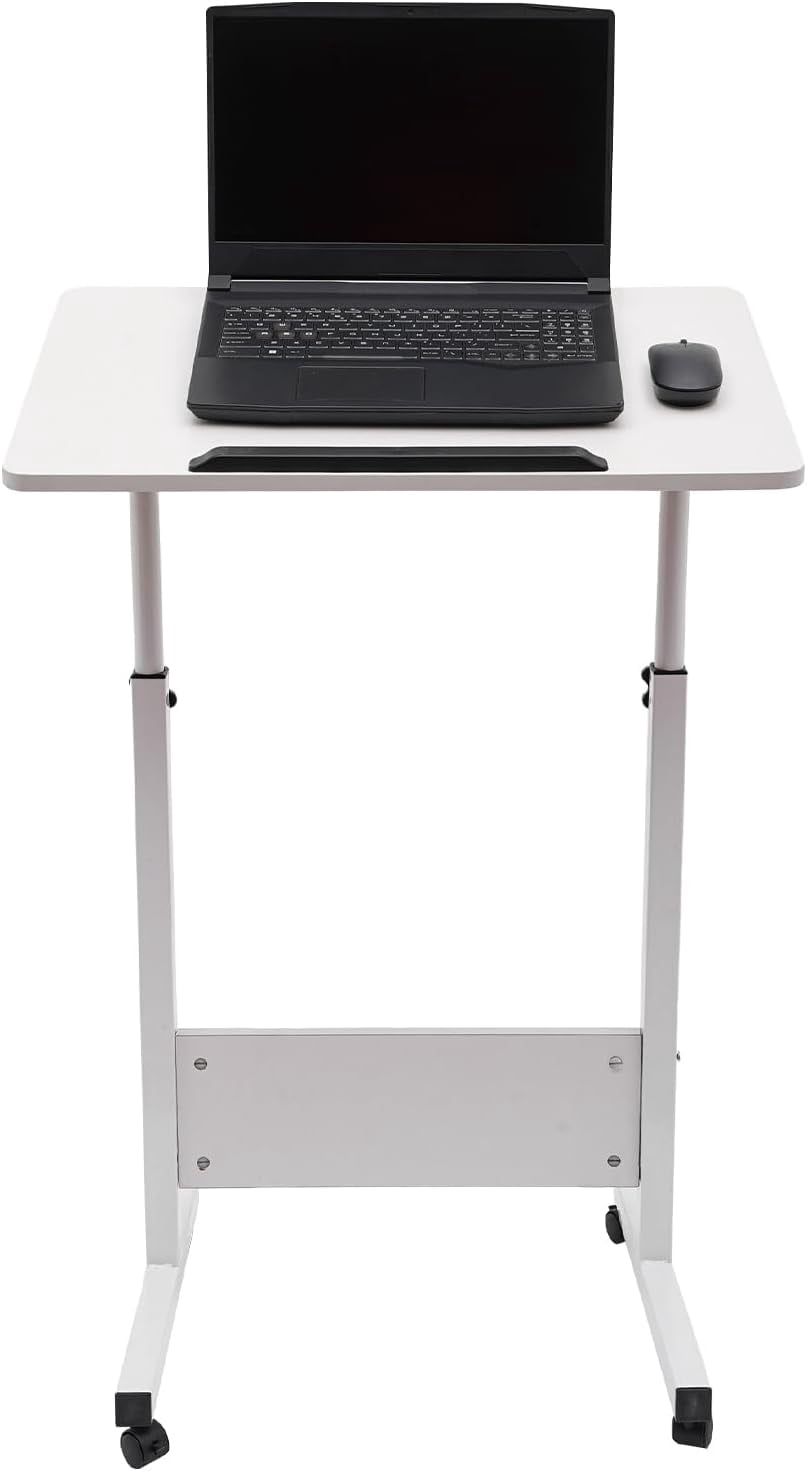 CNCEST Rolling Computer Standing Desk, 16'' x 24'' Portable Laptop Desk ...