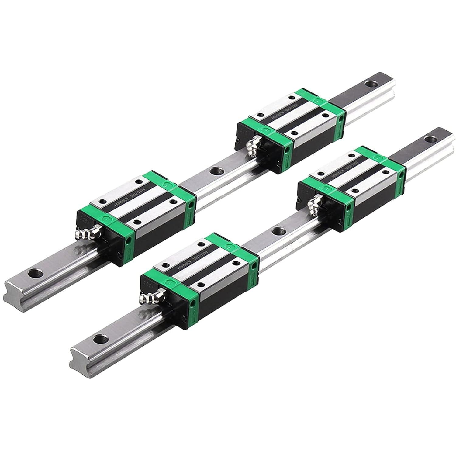 CNCYEAH Linear Guide Rail 2PCS HGR20 1200mm Linear Slide Rail Guide ...