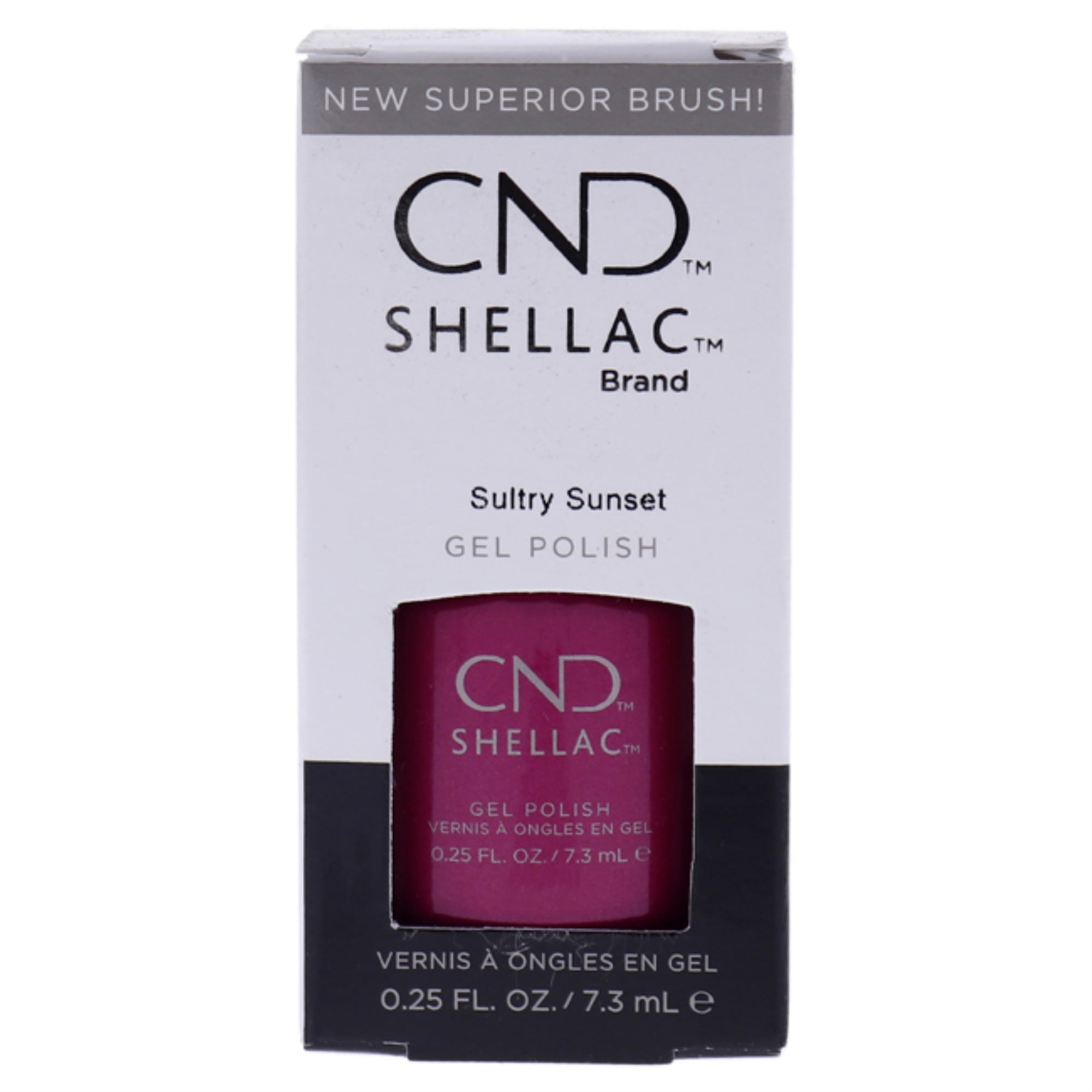 CND Creative Nail Design SHELLAC Gel Polish .25oz/7.3mL - Sultry Sunset ...