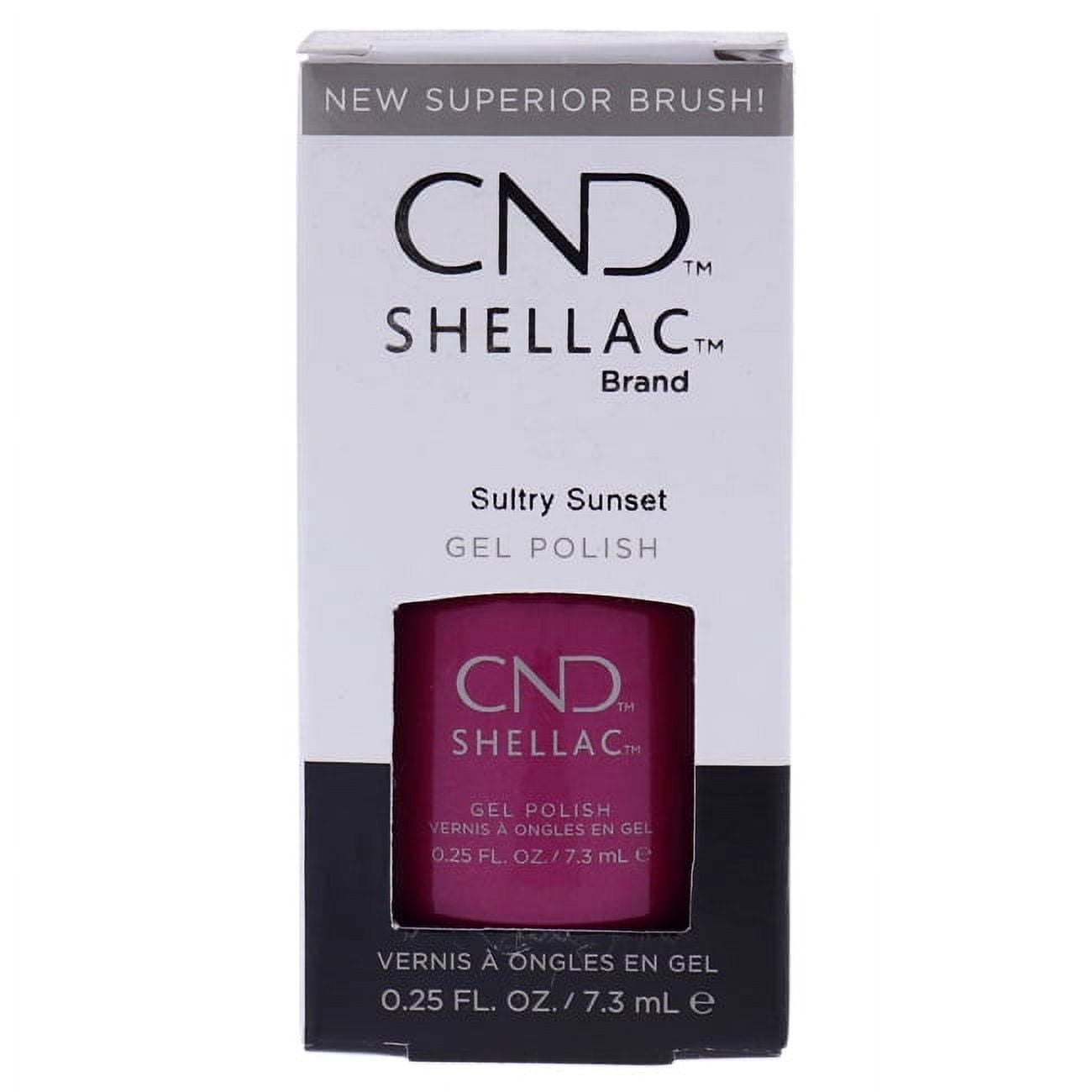 CND Shellac Gel Nail Polish, Sultry Sunset, 0.25oz/7.3mL - Walmart.com