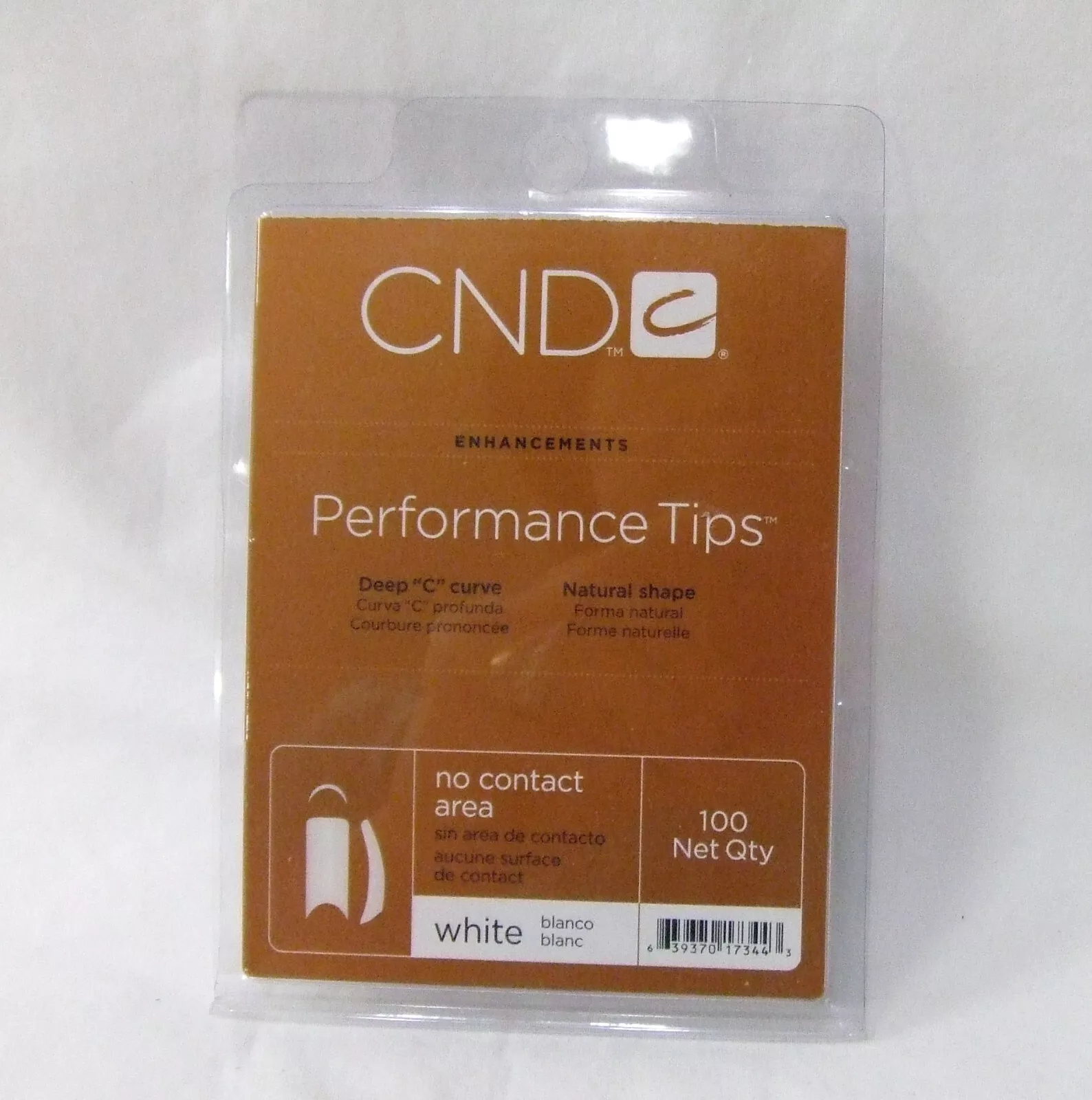 CND Creative Nail Designs - Performance Tips White 100 ct/pk - Walmart.com
