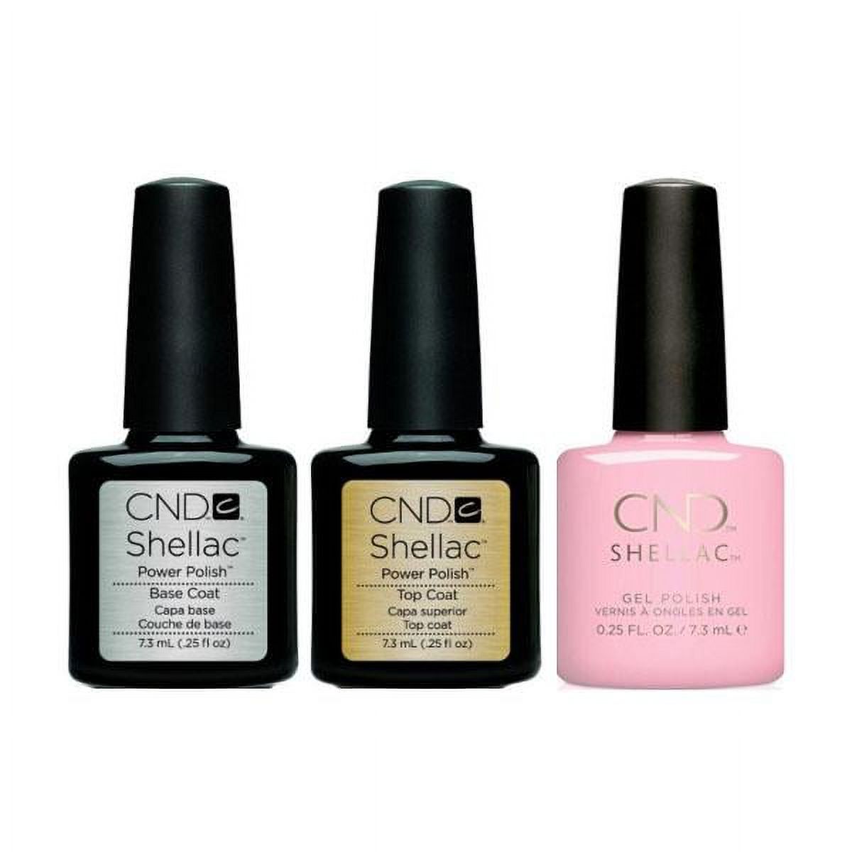 CND Creative Nail Gel Polish Shellac Combo 3 ct - Base, Top & Candied ...