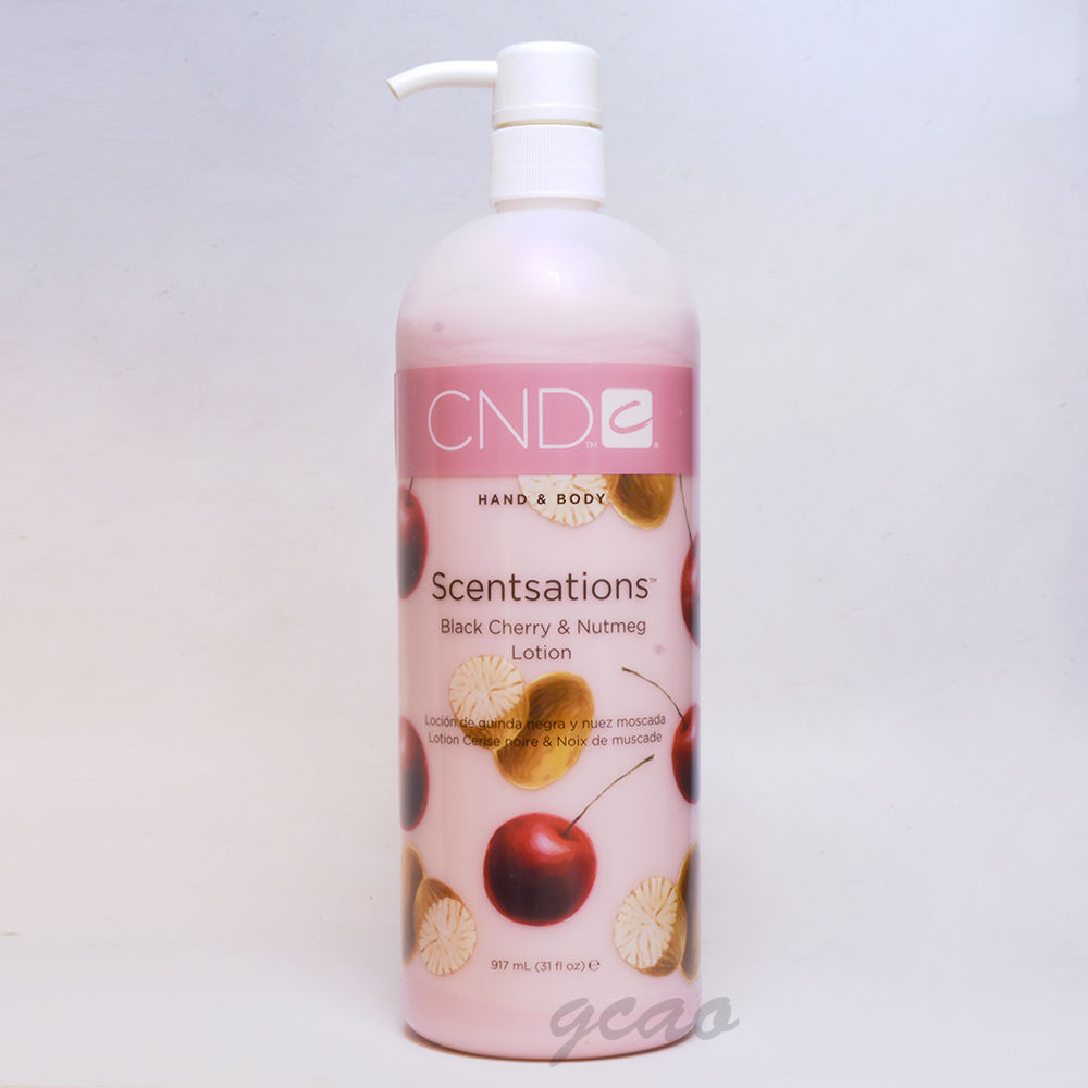 CND Hand & Body Scentsations Black Cherry & Nutmeg Lotion 917 ml / 31 ...