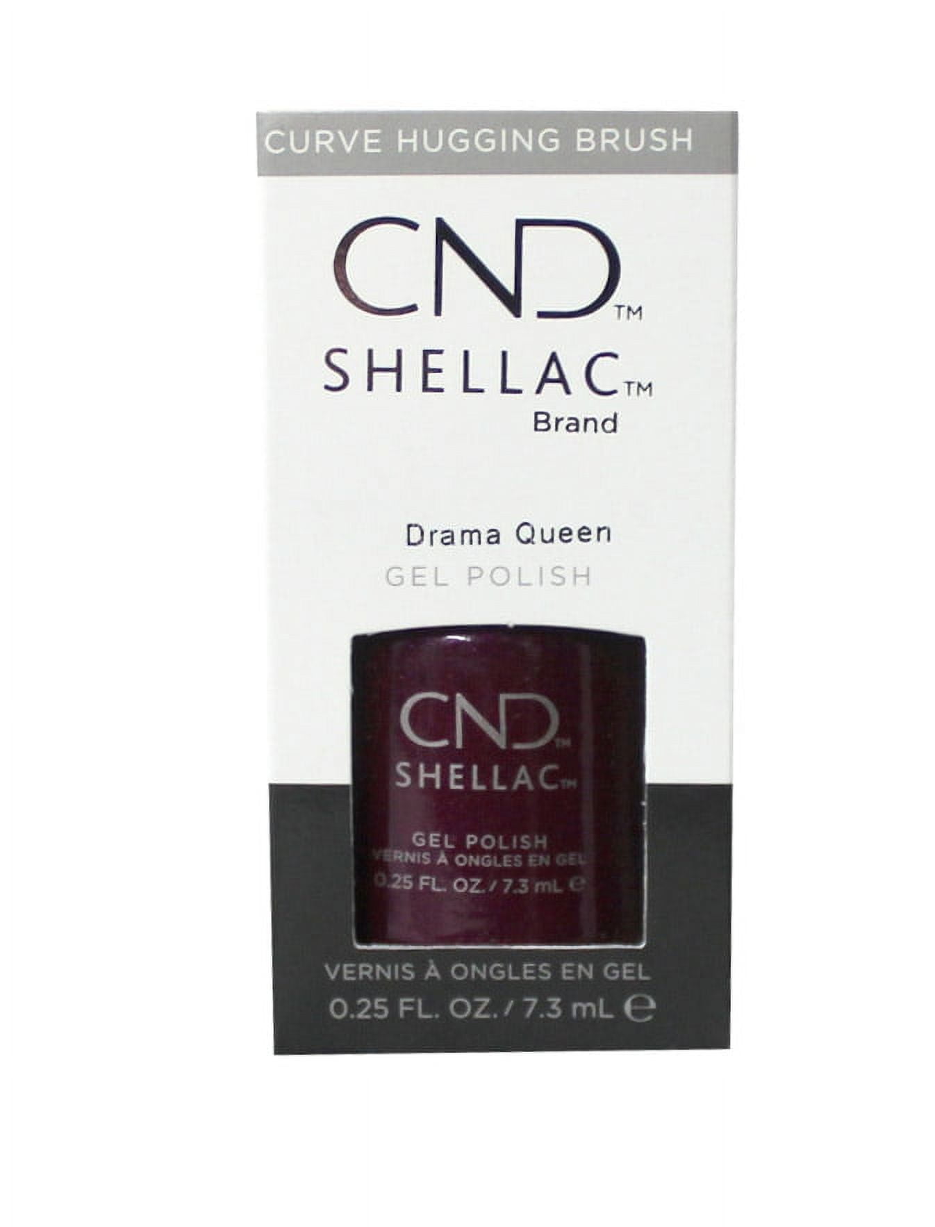 CND Shellac Gel Nail Polish Drama Queen 0.25 Ounce - Walmart.com