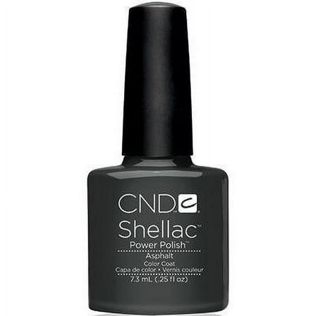 CND Shellac UV Cure Soak Off Gel Polish, Powerful Hematile, Chip ...
