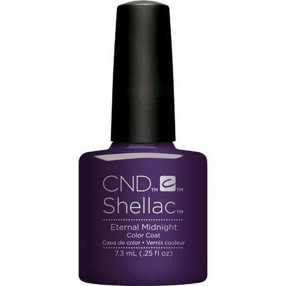 CND Shellac Gel Polish [ Eternal Midnight ] 0.25 oz * BEAUTY TALK LA ...