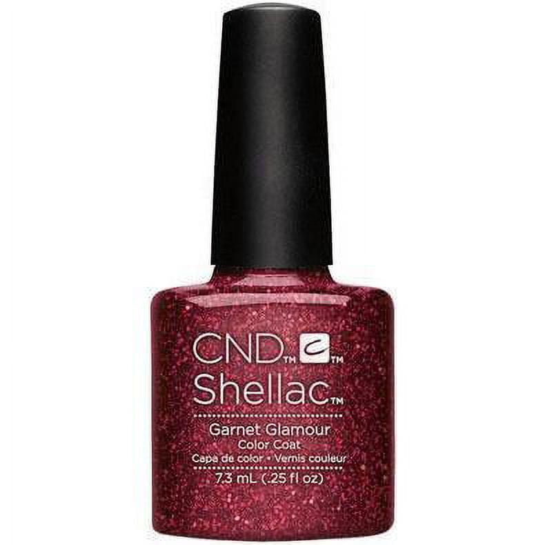 CND Shellac Gel Polish [ Garnet Glamour ] 0.25 oz * BEAUTY TALK LA ...