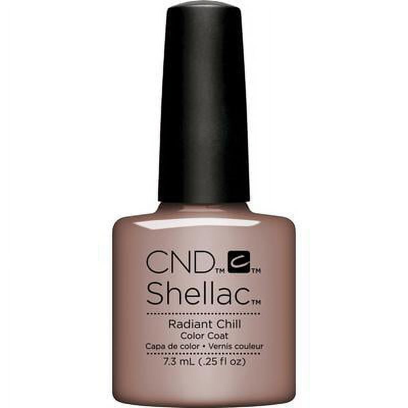 CND Shellac UV Cure Soak Off Gel Polish, Radiant Chill, Chip Resistant ...
